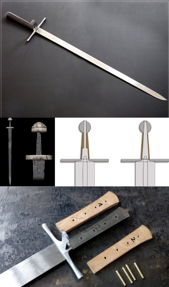 The Langes Messer was a medieval single edged weapon. The average size ...