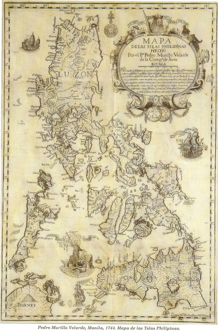 Philippine Map (1744) by Spanish Catholic priest and cartographer ...