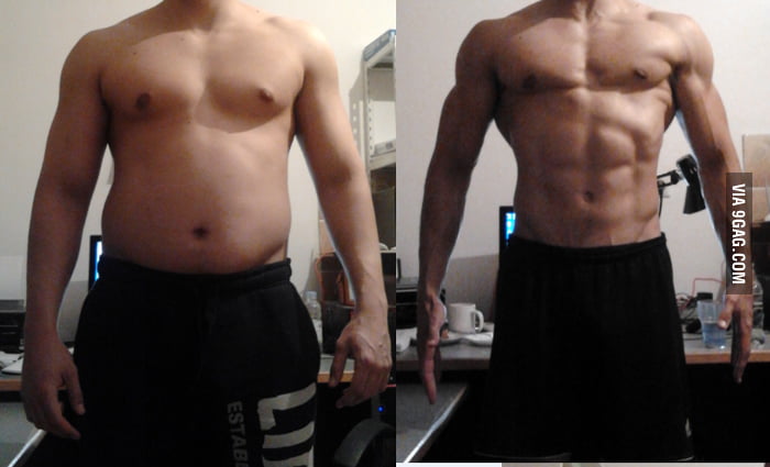 My 6 month body transformation - 9GAG