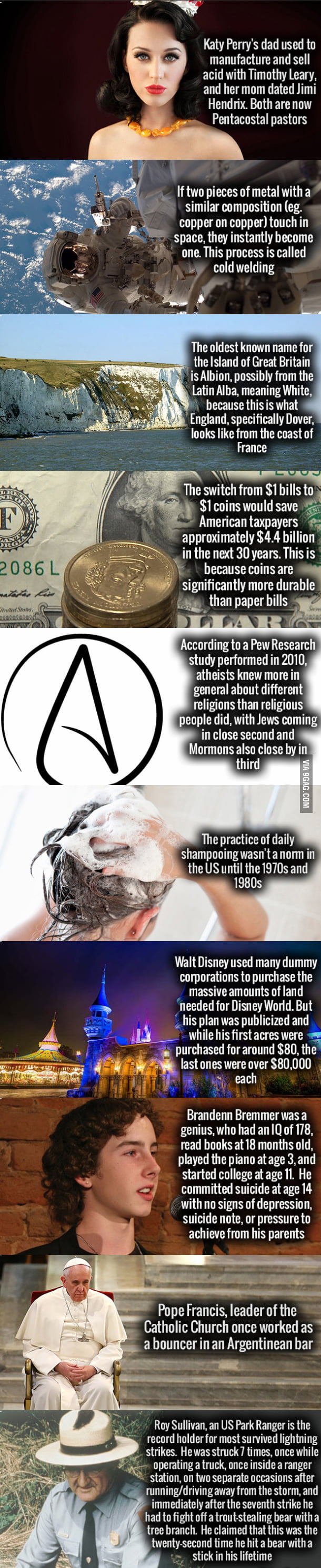 Some Random Interesting Facts Compilation - 9GAG