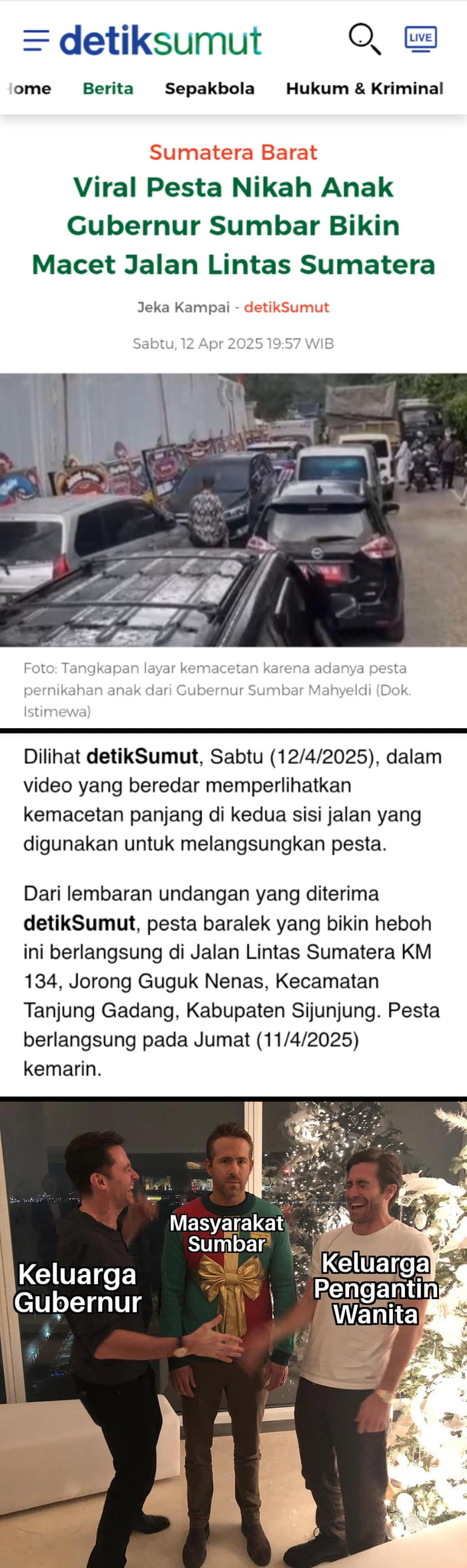 Nikahan kok dipinggir jalan. Dasar Miskin - 9GAG