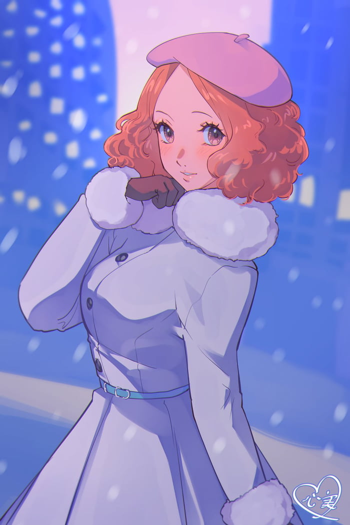 Posting Persona pics daily. Day 2517: P5 Haru Okumura - 9GAG