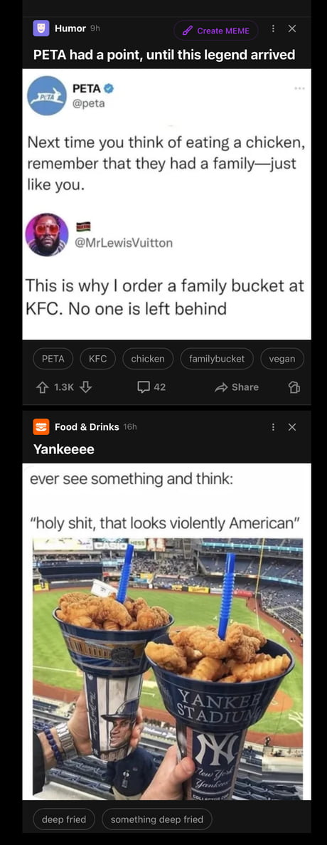 Best Funny fried chicken Memes - 9GAG