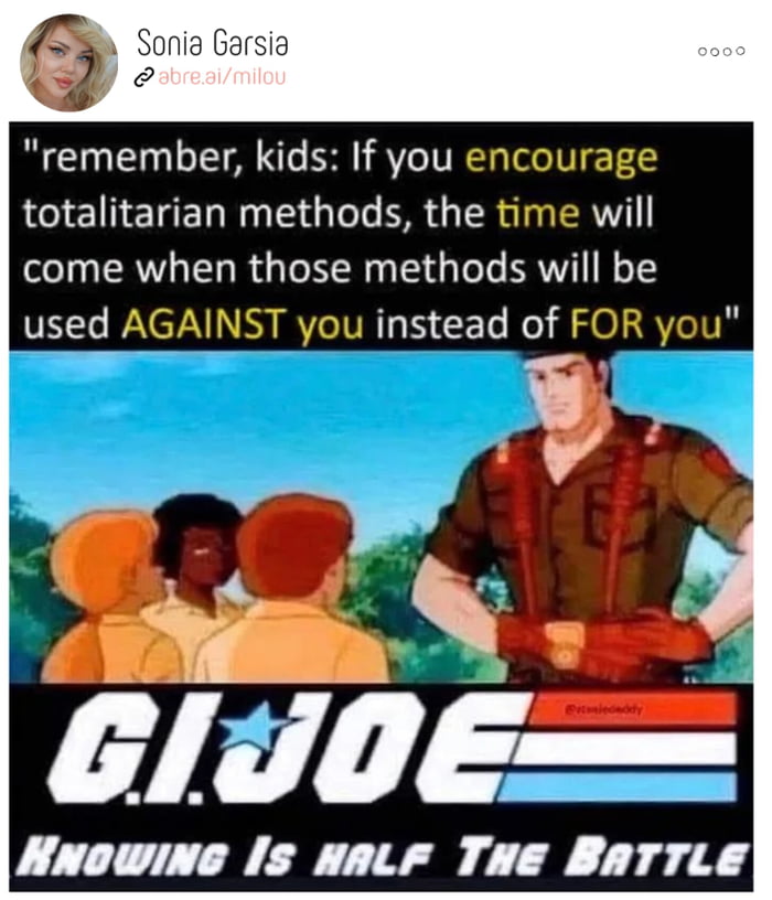 Knowing is half of the battle - 9GAG