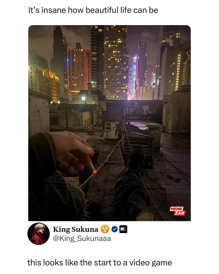 When rooftop views look straight out of a video game - 9GAG