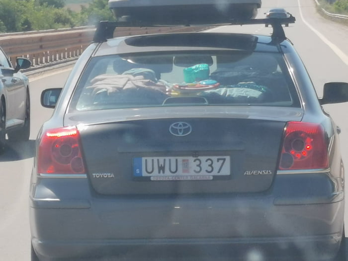 Today i saw the most cursed license plate - 9GAG