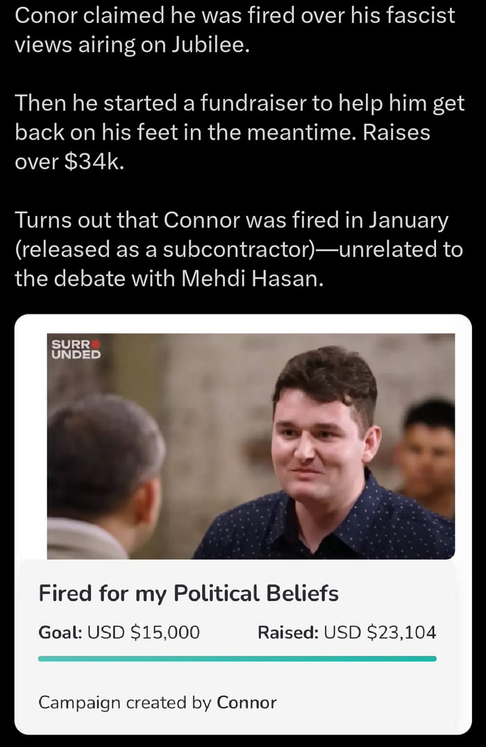 The mad lad is grifting fascist right now. That is hilarious - 9GAG