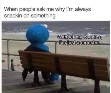 Best Funny cookie monster Memes - 9GAG