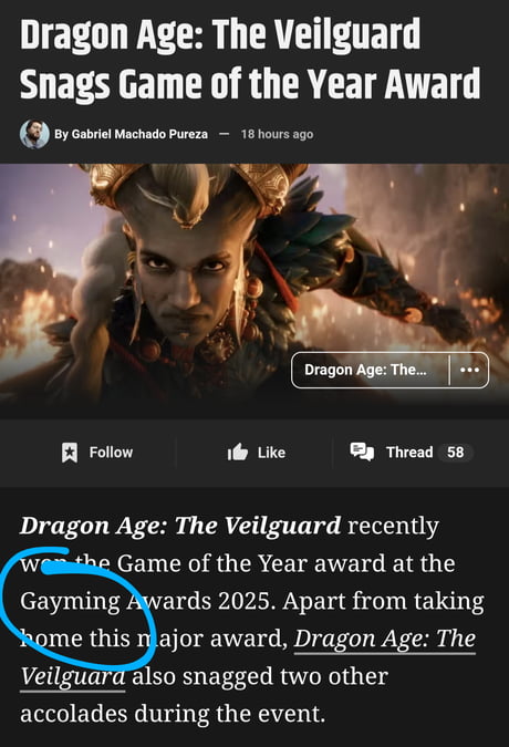 Best Funny dragon age veilguard Memes - 9GAG