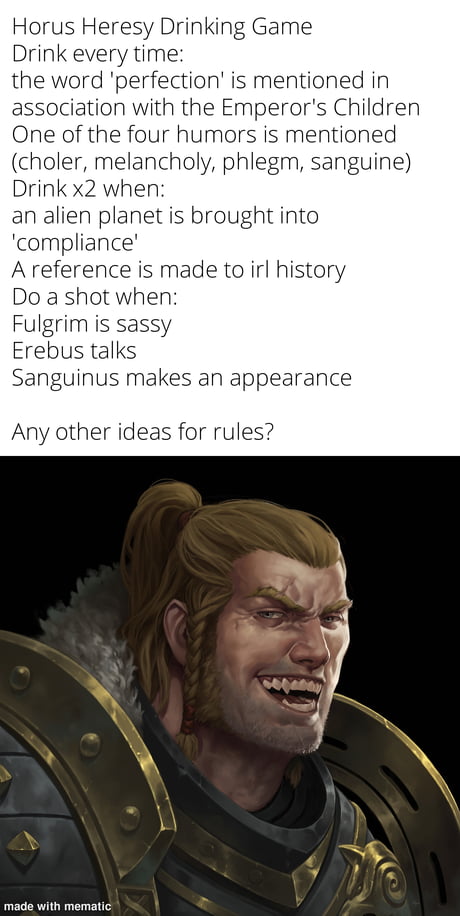Best Funny horus heresy Memes - 9GAG