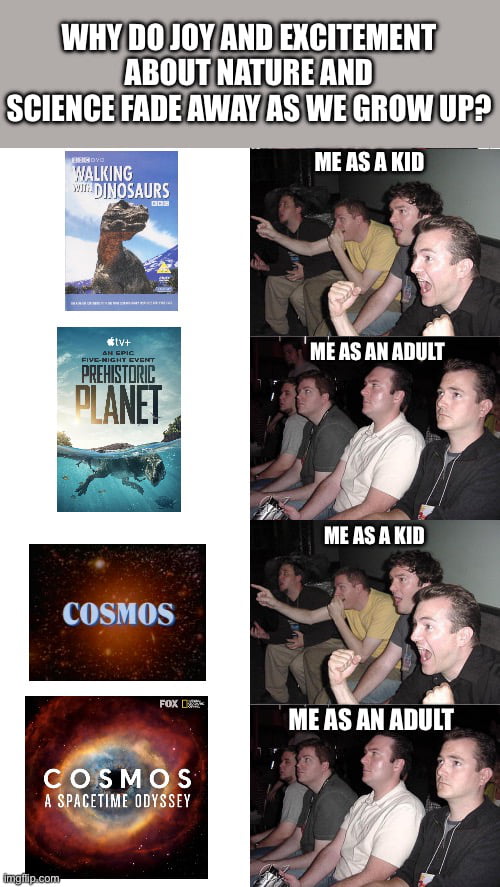 Cosmos a personal voyage meme (Why do joy and excitement about nature ...