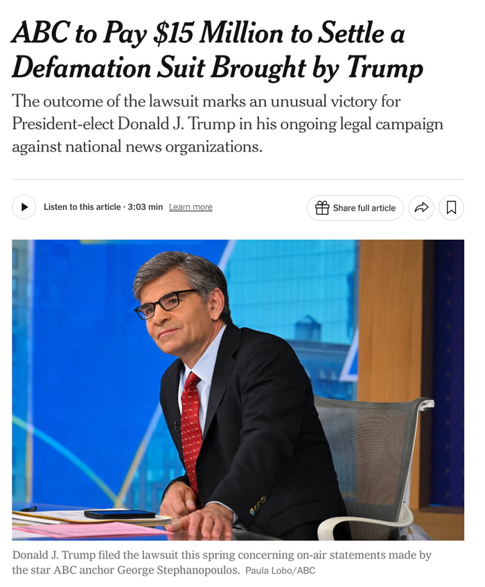 Troll Level: Master. Under terms of settlement ABC must spend $15M to ...