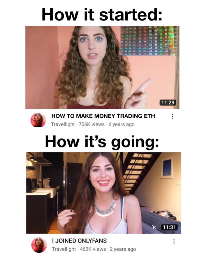 Trading ETH to ONLYFANS - 9GAG