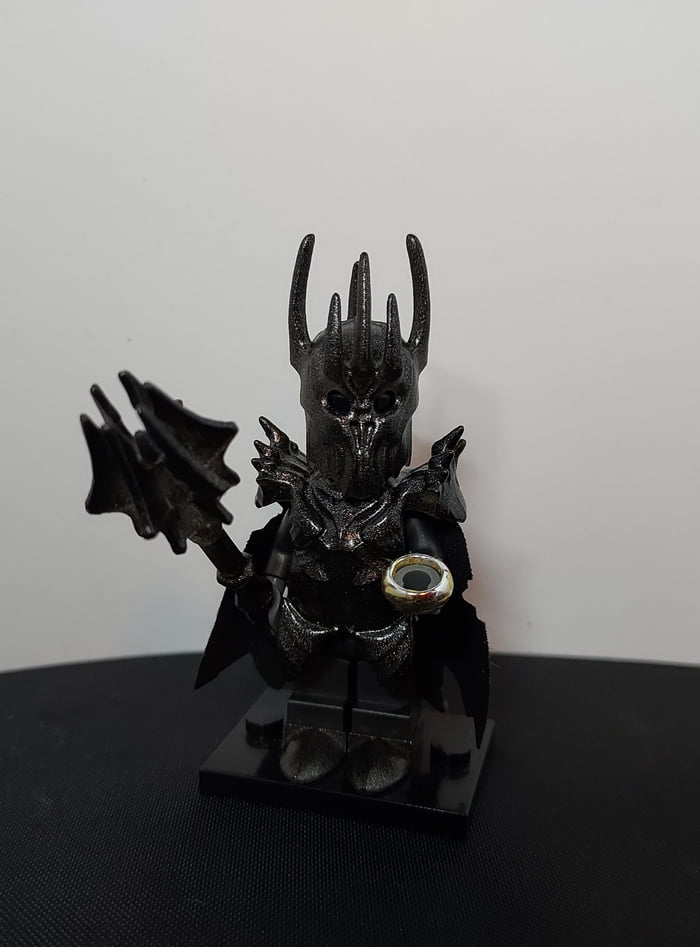 Lego Sauron made with 3d printed parts from Shapeways - 9GAG