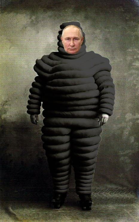 Michelin tire company appropriated to make Putin Body armor - 9GAG