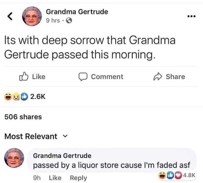 Granny G getting it on! - 9GAG