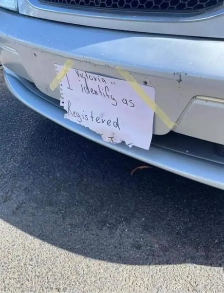 Best Funny license plate Memes - 9GAG