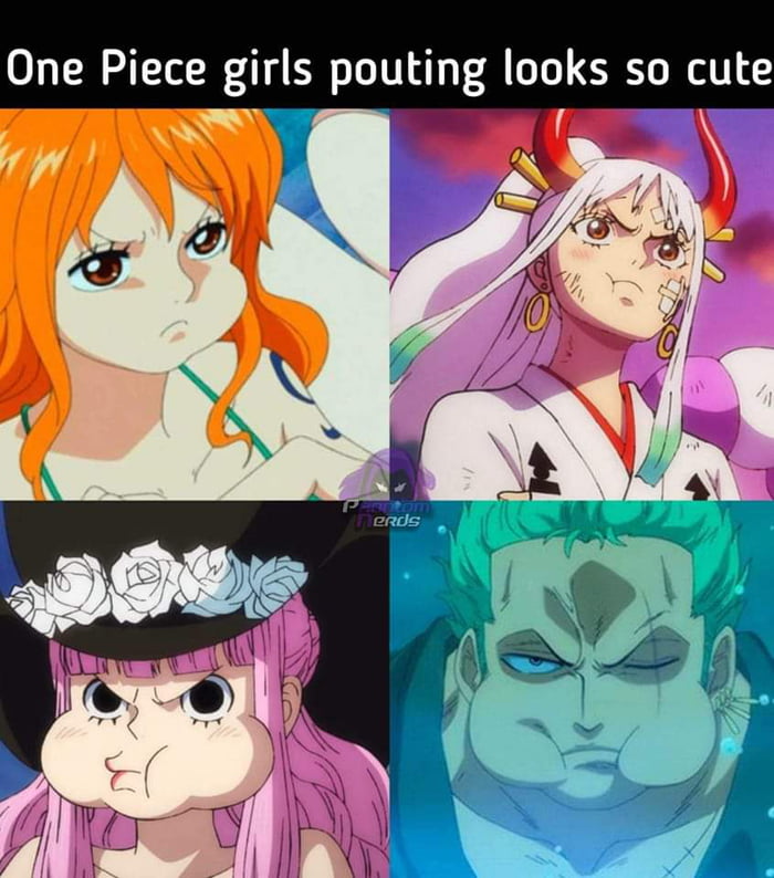 One Piece girls pouting - 9GAG