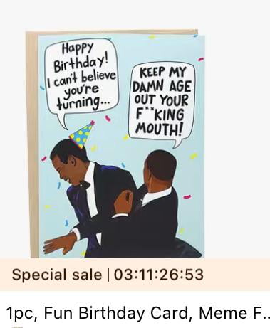 Birthday card on Temu - 9GAG
