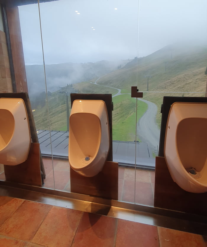 Pee with a view - 9GAG