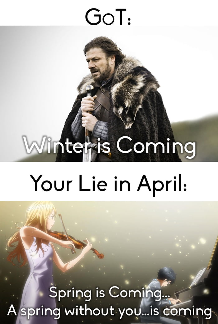 Spring will be here soon. Spring, the season I met you, is coming. A ...