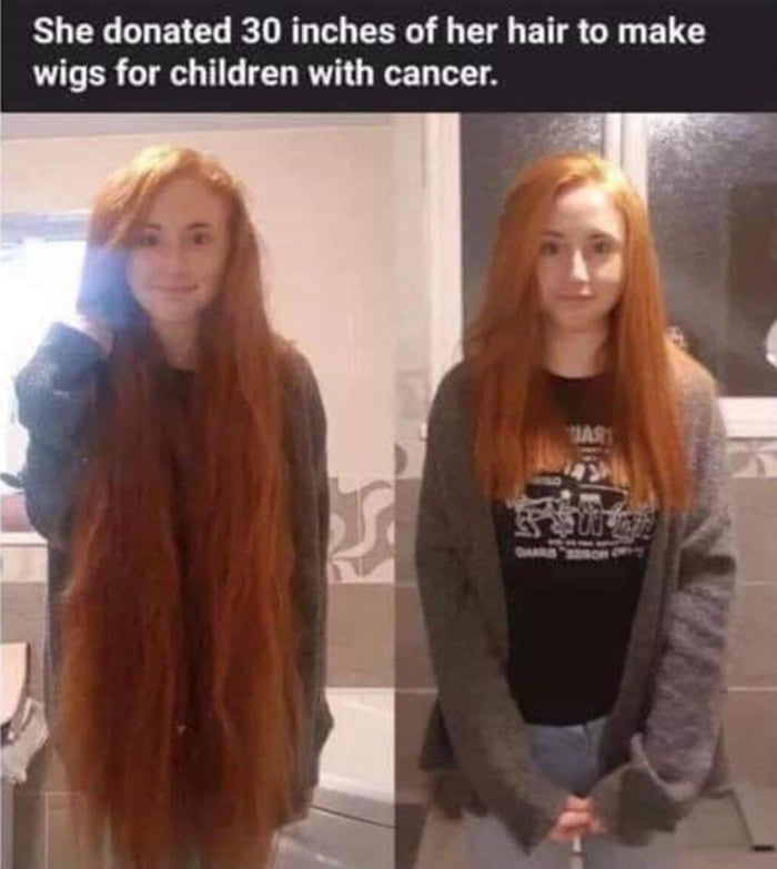 Now some poor kid has to be a ginger on top of having cancer - 9GAG