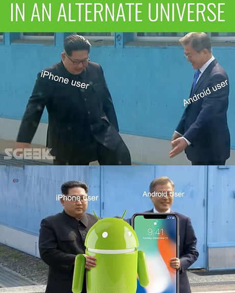 Funny Android Apple