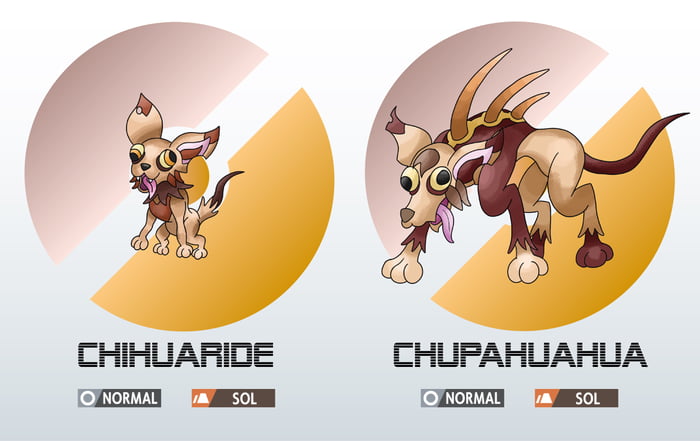 Fakemon of the day for my dream fangame. Here’s Chupahuahua, the ...