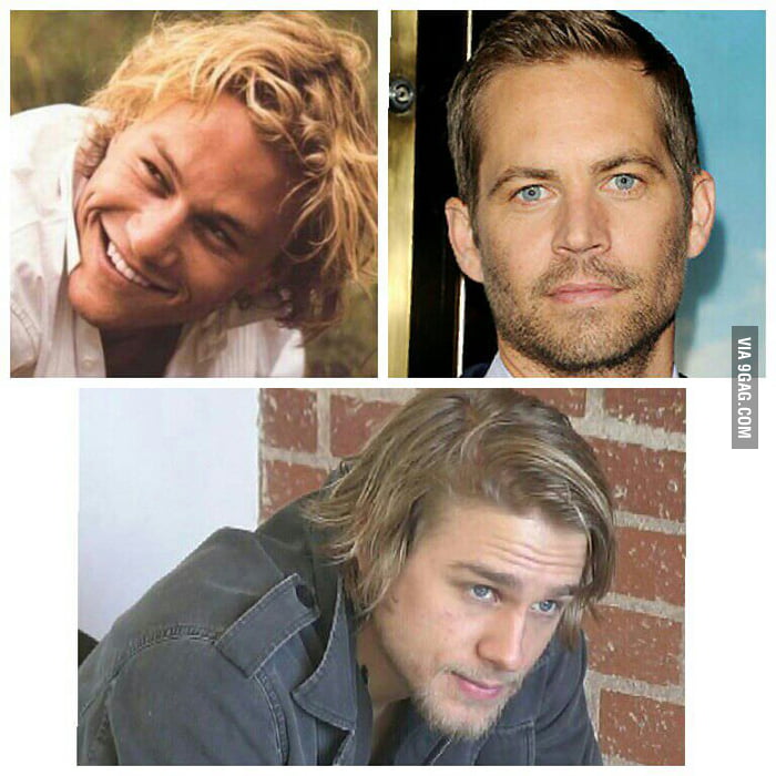 Heath Ledger + Paul Walker = Charlie Hunnam - 9GAG