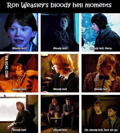 Ron Weasley's Bloody Hell moments - 9GAG