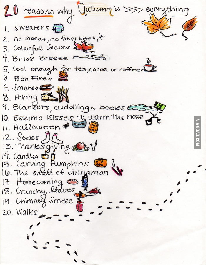 Reasons why autumn is awesome - 9GAG