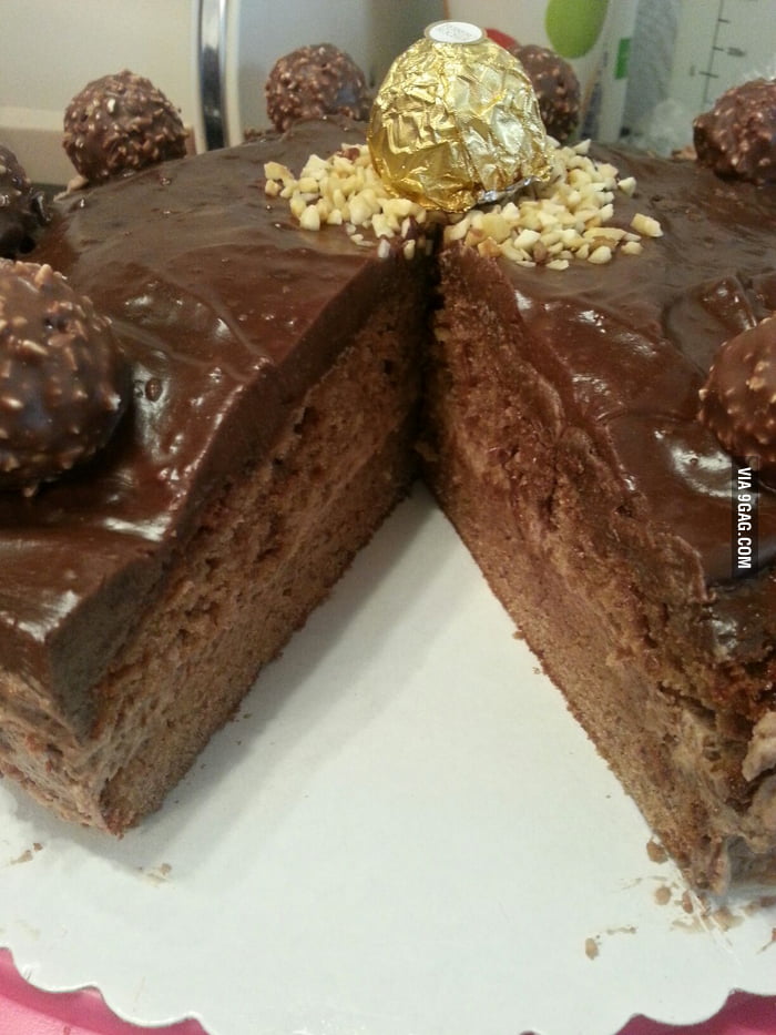 Homemade Roche cake - 9GAG