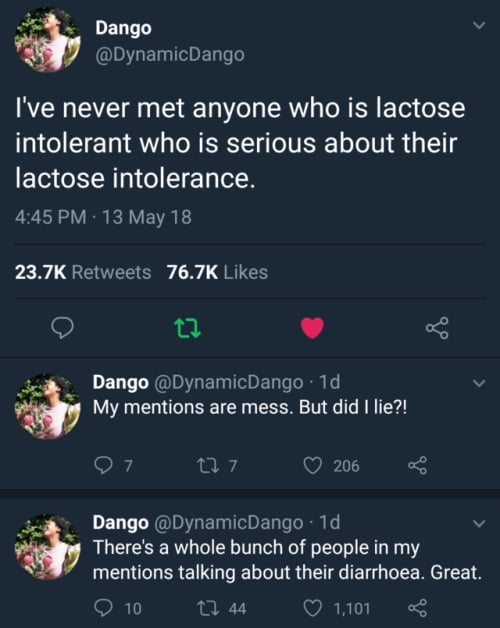 12 Lactose Intolerant Jokes For People Who Refuse To Accept Their Dairy ...