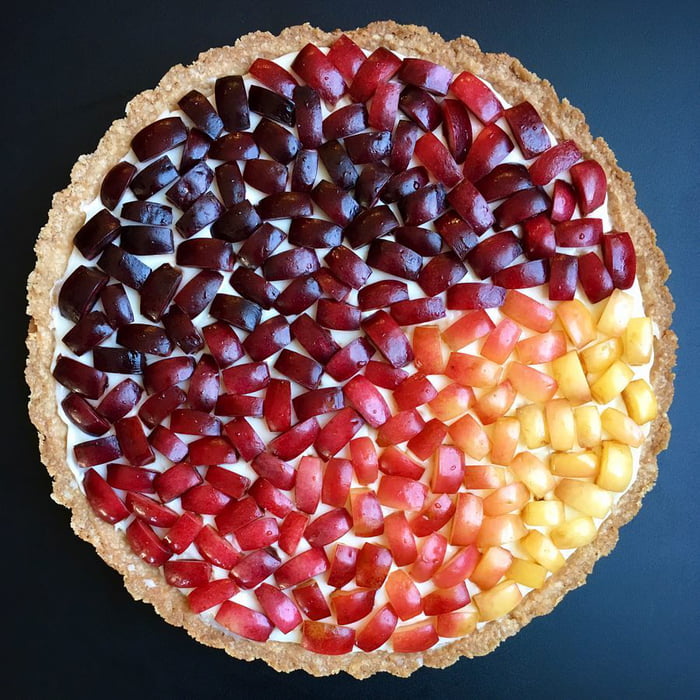 Baker Creates Geometric Pies With Mesmerizing Colors and Patterns - 9GAG