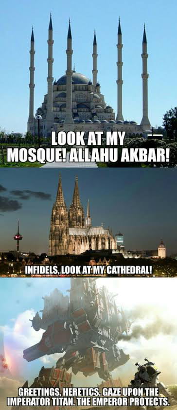 The Emperor protects indeed - 9GAG