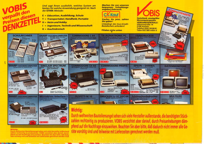 Alles wiederholt sich (Vobis-Werbung 06/1984) - 9GAG