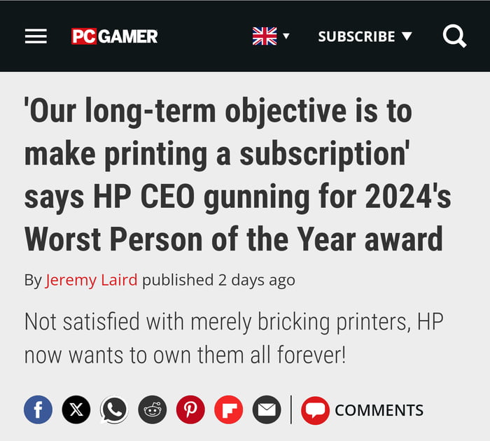 Time to pirate printers now I guess - 9GAG