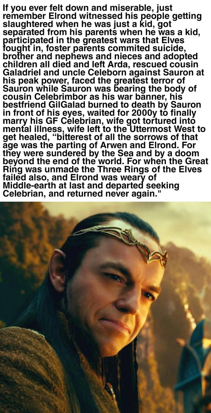Poor Elrond - 9GAG