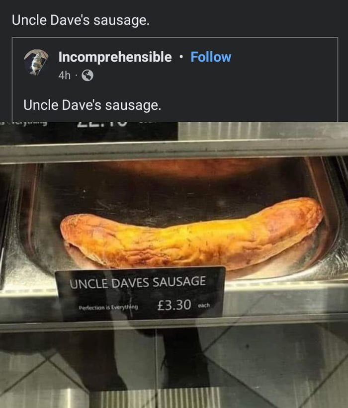 Uncle Dave's Sausage - 9GAG