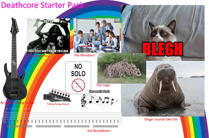 Deathcore Starter Pack - 9GAG