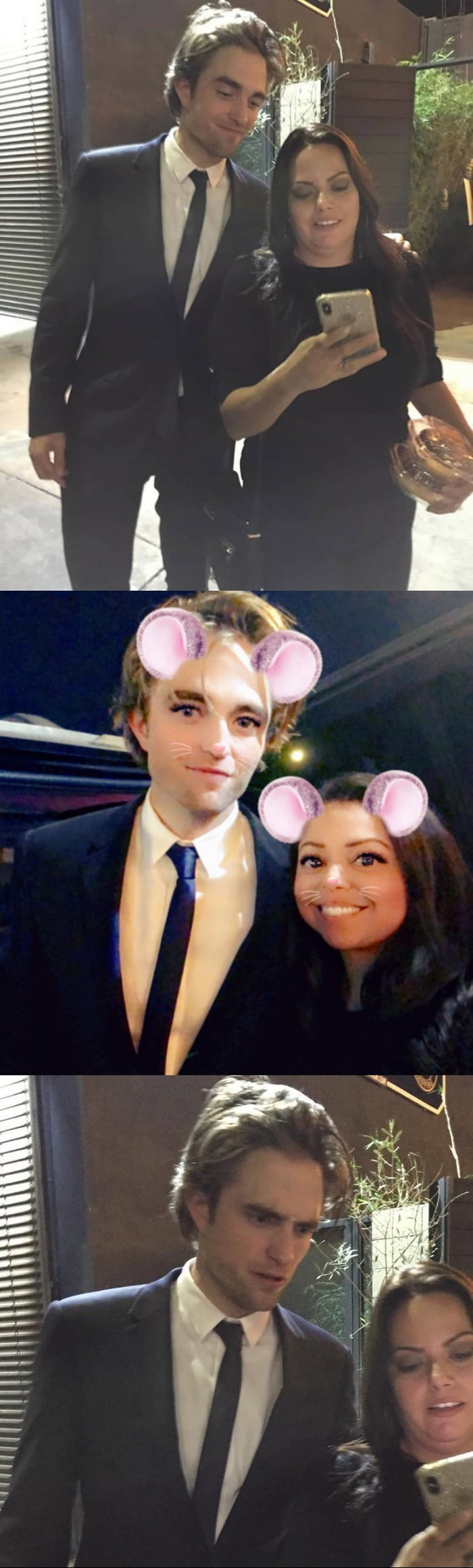 When robert pattinson was introduced to snapchat filters - 9GAG