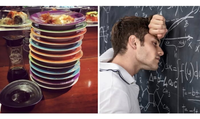 The moment you unbuckle your belt and begin the algebraic process of ...