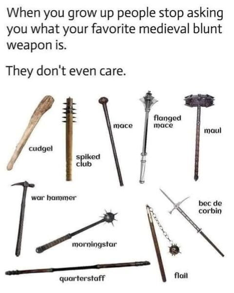 Flanged mace - 9GAG