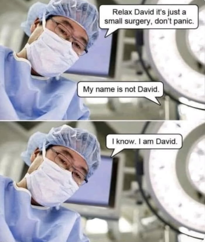Relax David! - 9GAG