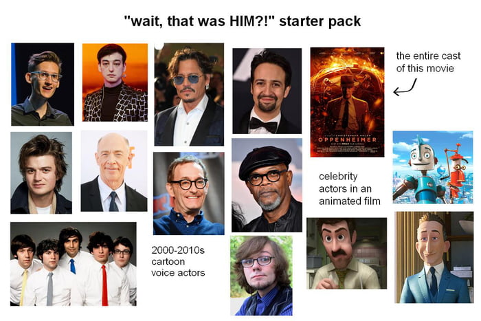 "TIL media was made by/starring this guy" starter pack - 9GAG
