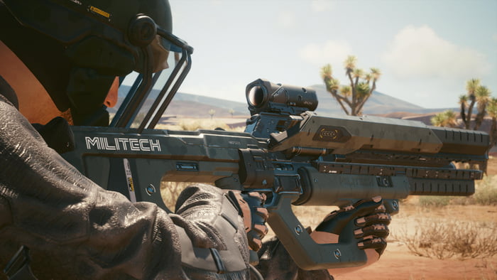 The Militech M-179 Achilles tech rifle - 9GAG