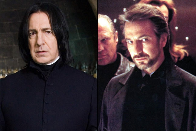 Recently I've learned that Hans Gruber and Severus Snape is the same person. No wonder I thought ...