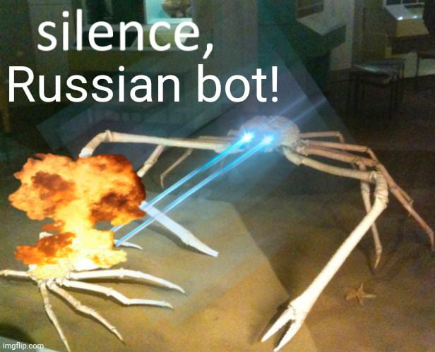 Made a meme to counter all the russian bots in the comments. Use it ...