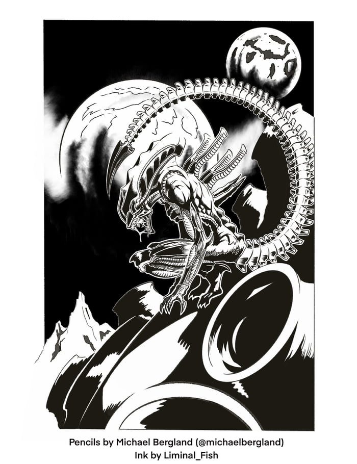 Alien Ink, by myself and Michael Bergland - 9GAG