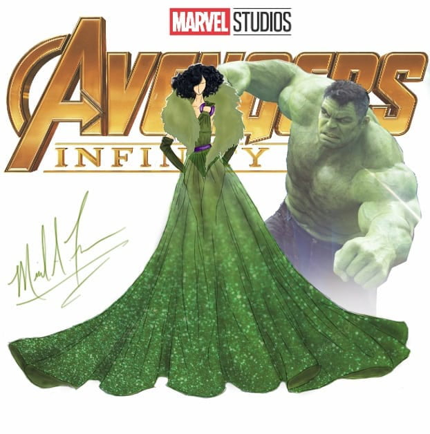24 Marvel Costumes Reimagined As Elegant Evening Dresses - 9GAG